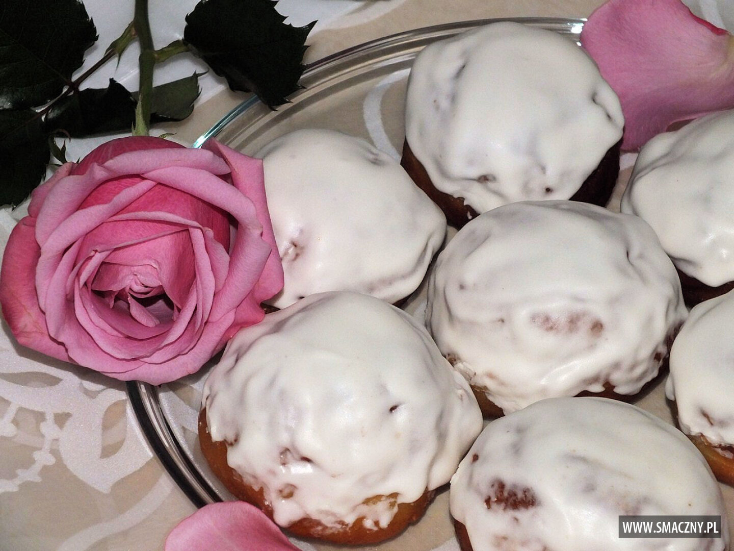 Różane pączki - Przepisy kulinarne - Ciasta i słodkości