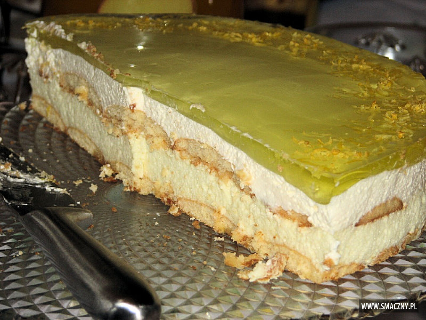Tort cytrynowy na zimno - Przepisy kulinarne - Ciasta i słodkości