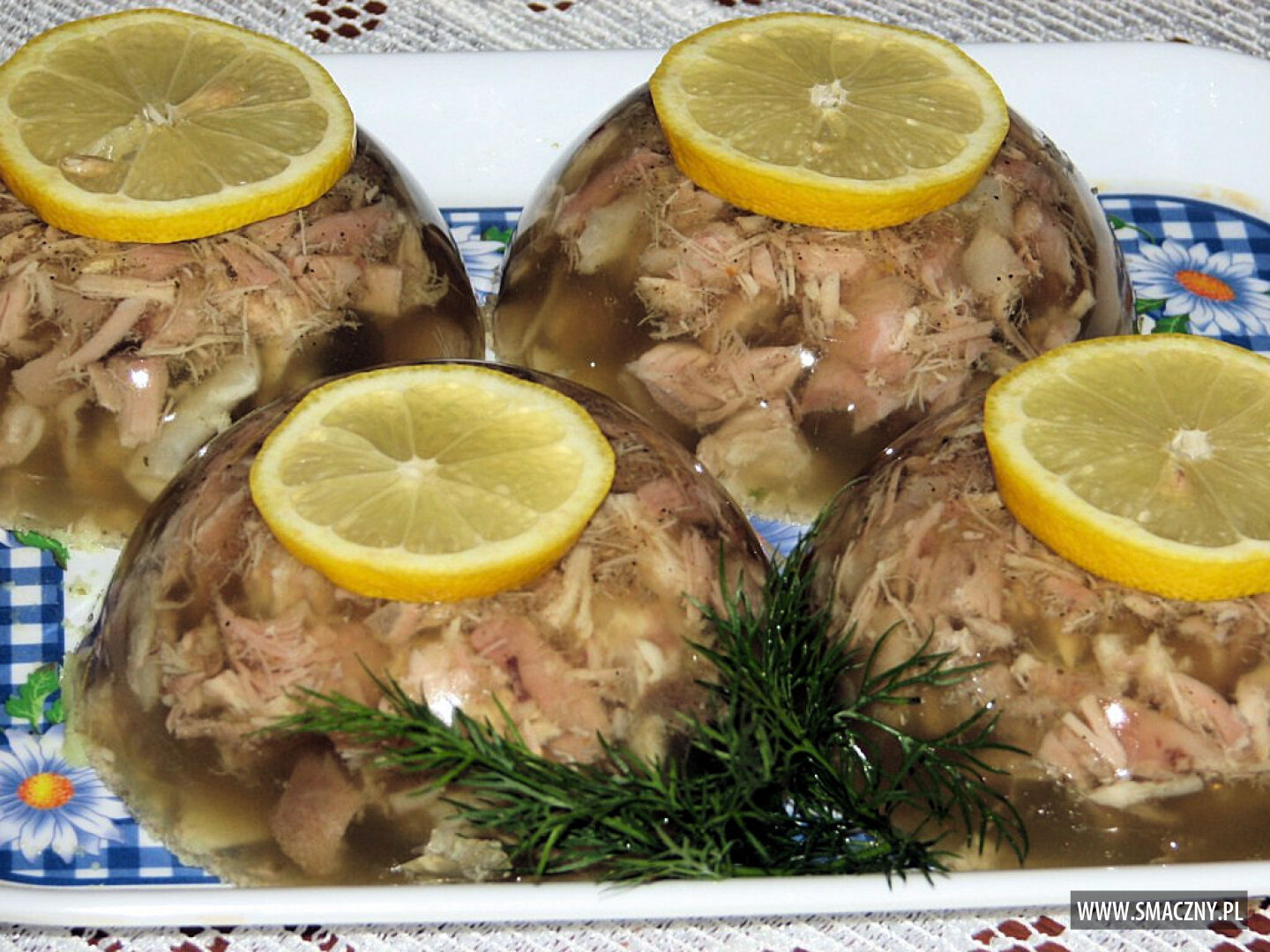 Galareta wieprzowo-drobiowa - Przepisy kulinarne - Przystawki